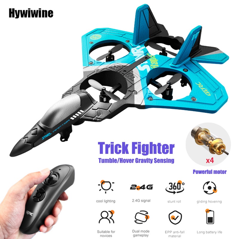 Jual Rc Airplane Remote Control Plane 2.4G Gravity Sensor Aircraft ...