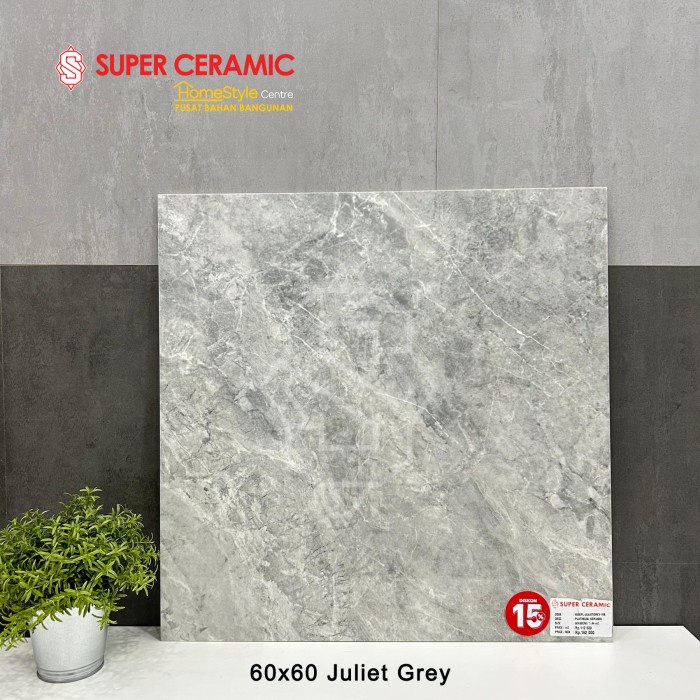 Jual Platinum 60X60 Keramik Lantai - Juliet Brown / Juliet Grey ...