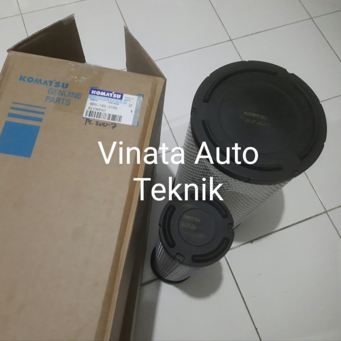 Jual Filter Hawa KOMATSU 600-185-3100 PC200-7 Set (2 Pcs) | Shopee ...
