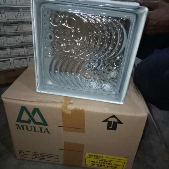 Jual Glass Block Mulia 4 Tipe Kaca 19X19X9.5Cm | Shopee Indonesia