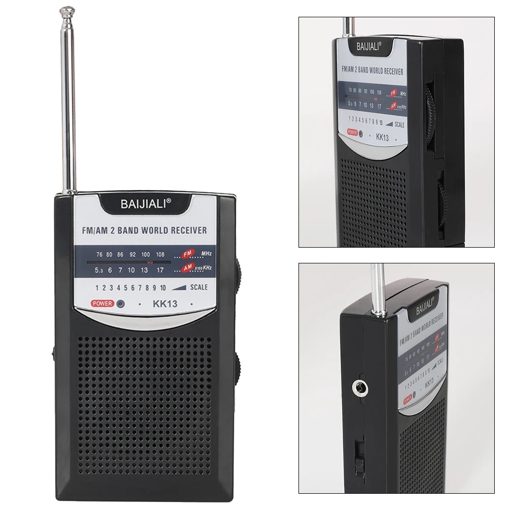 Jual New Retro Mini Weather Radio Full-Wave Band Plastic Handheld ...