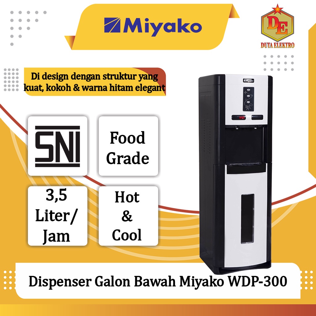 Jual Dispenser Galon Bawah Miyako WDP 300 | Shopee Indonesia