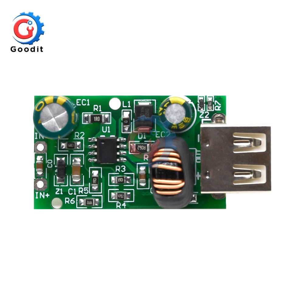 Jual Single USB DC -DC 12V 24V 48V 72V 80V to 5V 2A Step Down Power ...