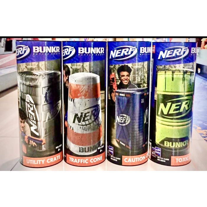 Jual Ready Nerf Bunkr Battle Zone Inflatable Game Field Take Cover Ab ...