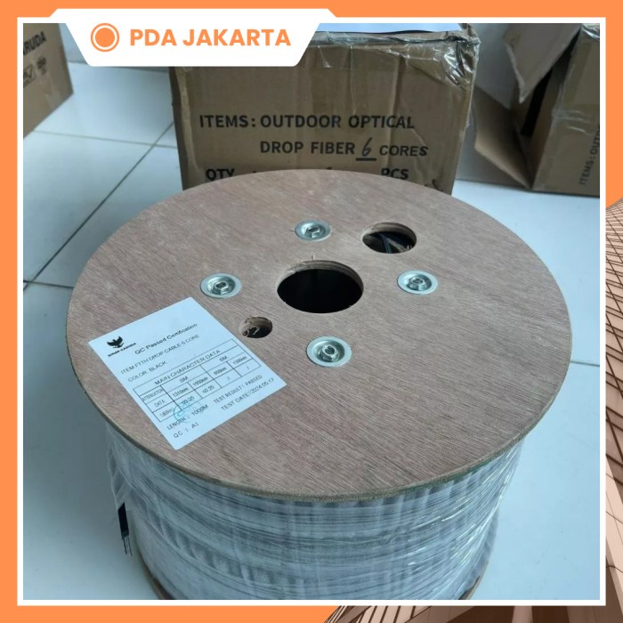 Jual Project - KABEL FIBER OPTIC 1 CORE-3 SELING-1000m-1KM-DROP CORE ...
