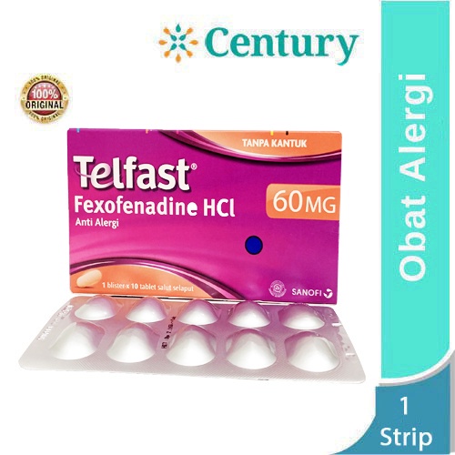 Jual Telfast 60MG 1 Strip isi 10 Tablet/Telfast | Shopee Indonesia