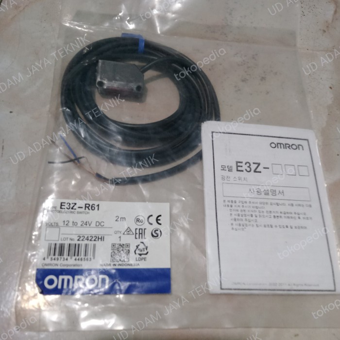Jual PREMIUM photoelectric sensor OMRON E3Z-R61 | Shopee Indonesia