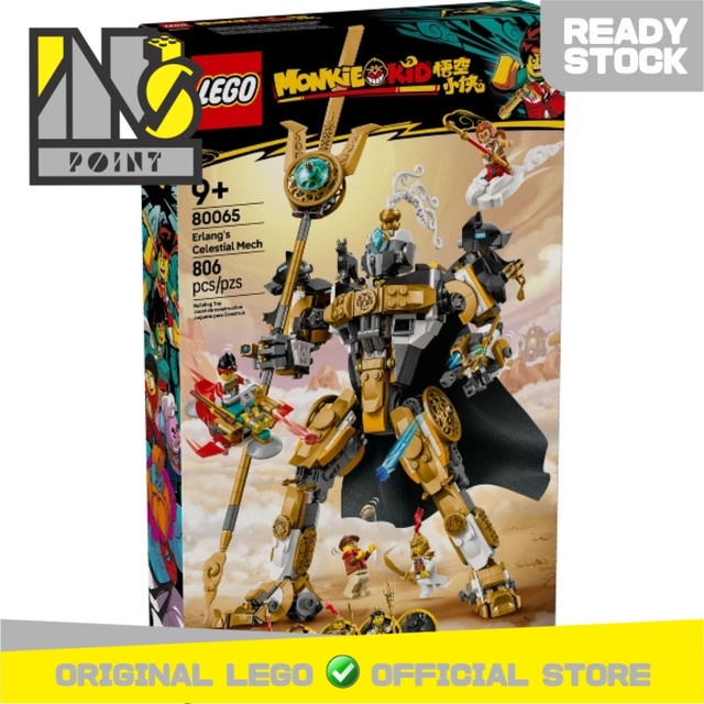 Jual LEGO 80065 - Monkie Kid - Erlang's Celestial Mech | Shopee Indonesia