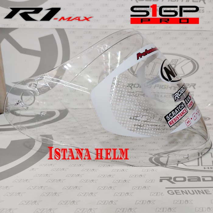 Jual KACA HELM VISOR HELM NHK R1 MAX R1 ELITE CLEAR ORIGINAL NHK ...