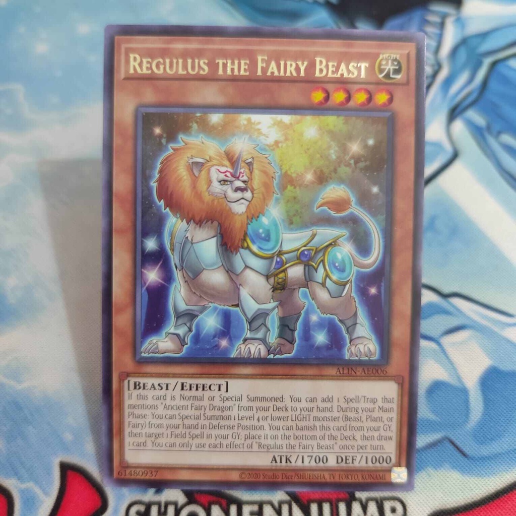 Jual yugioh AE regulus the fairy beast ALIN-AE006 R original | Shopee ...