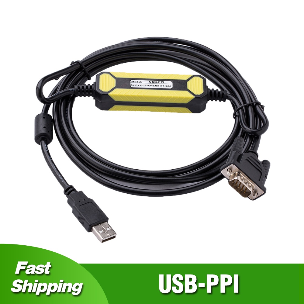 Jual NEW USB-PPI for Siemens S7-200 Simatic PLC Programming Cable USB to RS485 Adapter PPI Data ...
