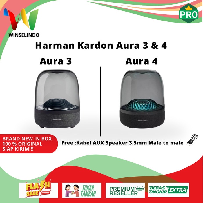 Jual Harman Kardon Aura Studio 3 Wireless Bluetooth Speaker asli ...
