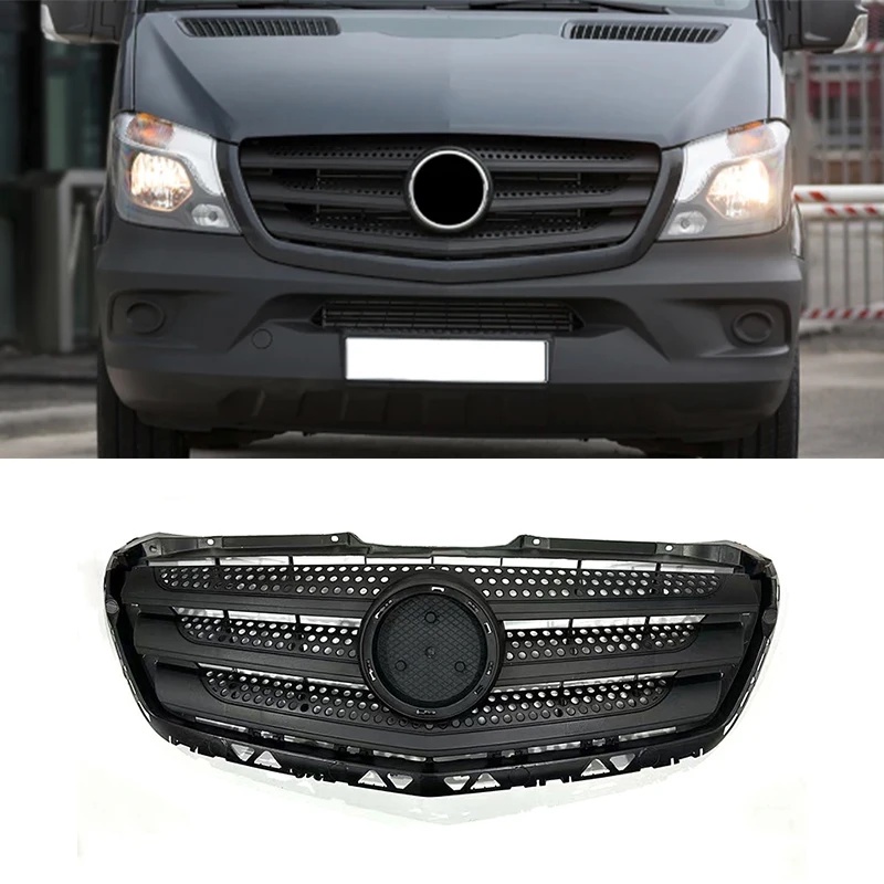 Jual NEW New! Front Bumper Grille Grills For Mercedes-Benz Sprinter ...