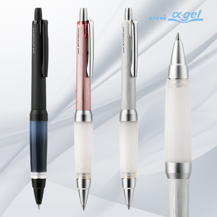 Jual Uni Jetstream Alpha Gel Grip Ballpoint Ink Pen 0.7mm Comfort ...