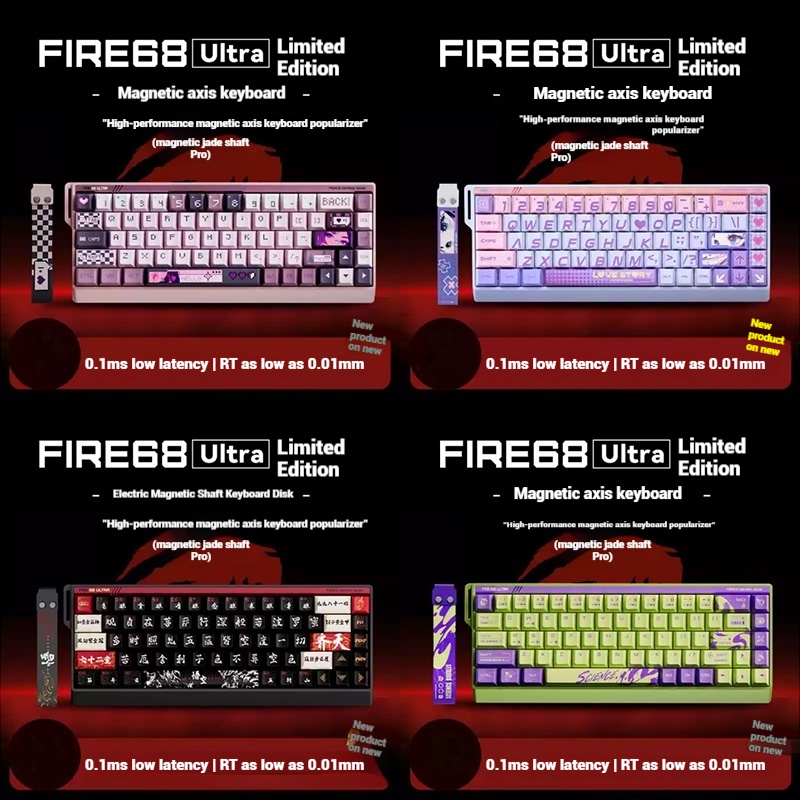 Jual Mad Fire68 Ultra Limited Edition Esports Magnetic Axis Keyboard ...