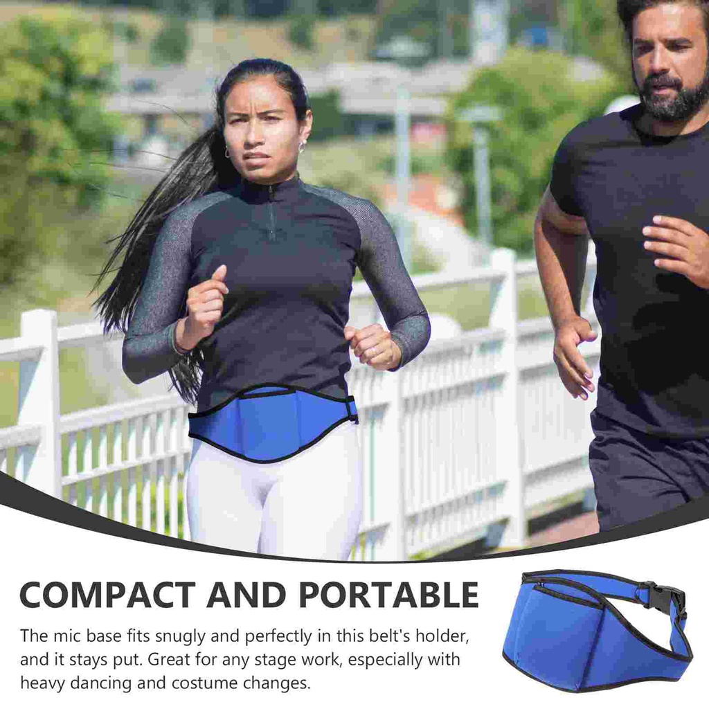 Jual Mic Belt For Fitness Instructors Microphone Bag Pink Tote Holder ...