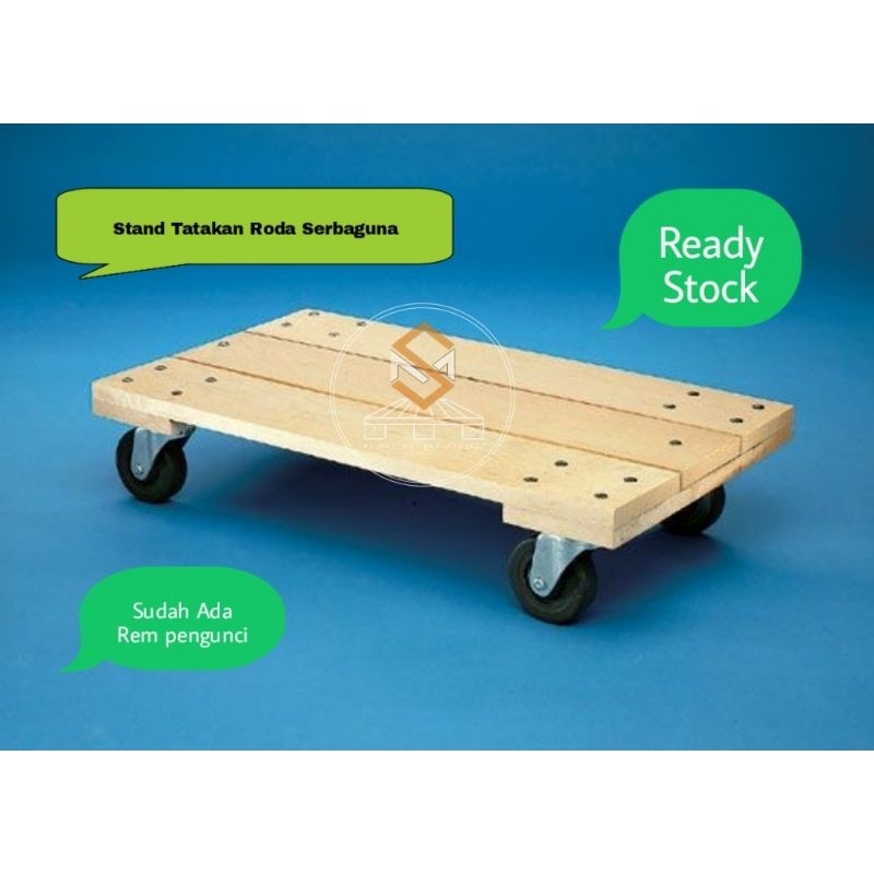 Jual STAND TATAKAN RODA DOLLY/ TATAKAN RODA SERBAGUNA JATI BELANDA ...
