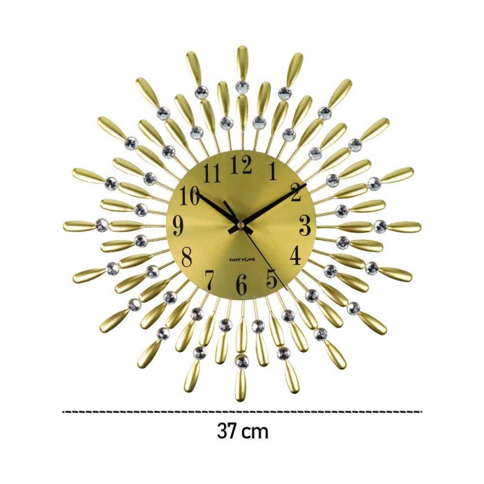 Jual Clock Dekorasi Jam Dinding Tempel Besar Unik 3D Luxury Diamond ...