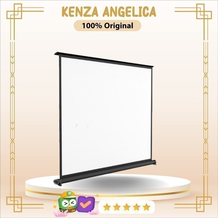 Jual ROCKWARE Portable Folding Projector Screen 50-Inch Desktop ...