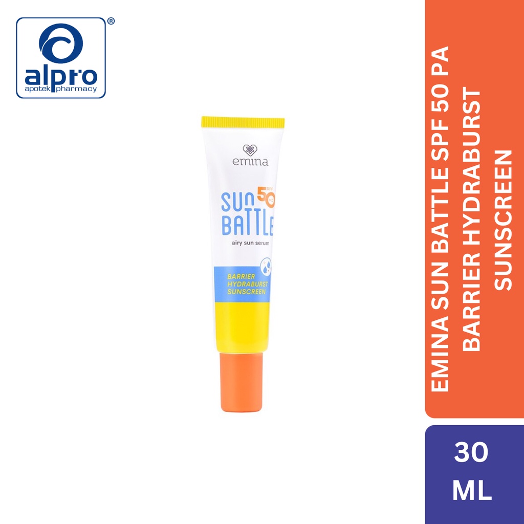 Jual Emina Sun Battle Spf 50 Pa Barrier Hydraburst Sunscreen 30 Ml | Shopee Indonesia