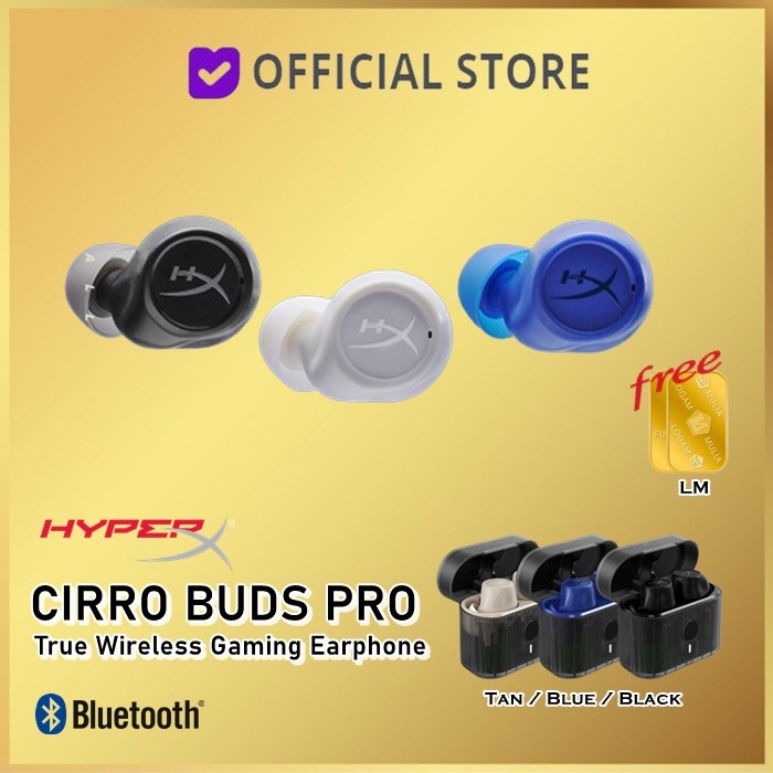 Jual HyperX Cirro Buds Pro TWS True Wireless Gaming Earphone Headset | Shopee Indonesia