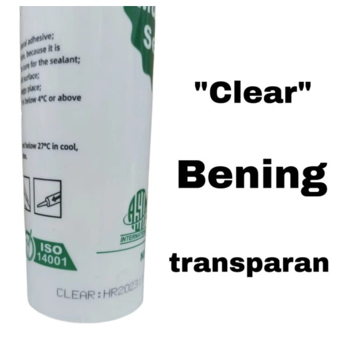 Jual Lem Silent Silicone Kaca (per dus) harga hemat (putih-hitam-bening ...