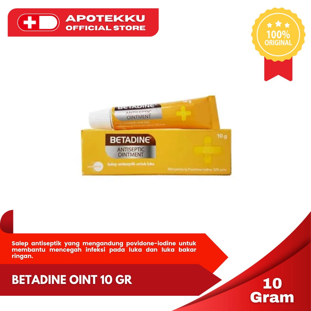 Jual BETADINE OINT 10 GR | Shopee Indonesia