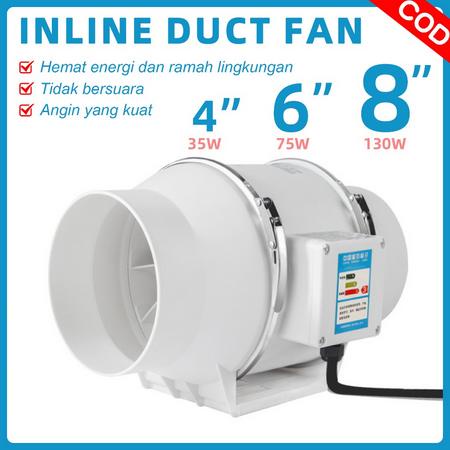 Jual New..!! Penghisap Asap Dapur 4/6/8 Inch 220V Exhaust Fan Plafon ...