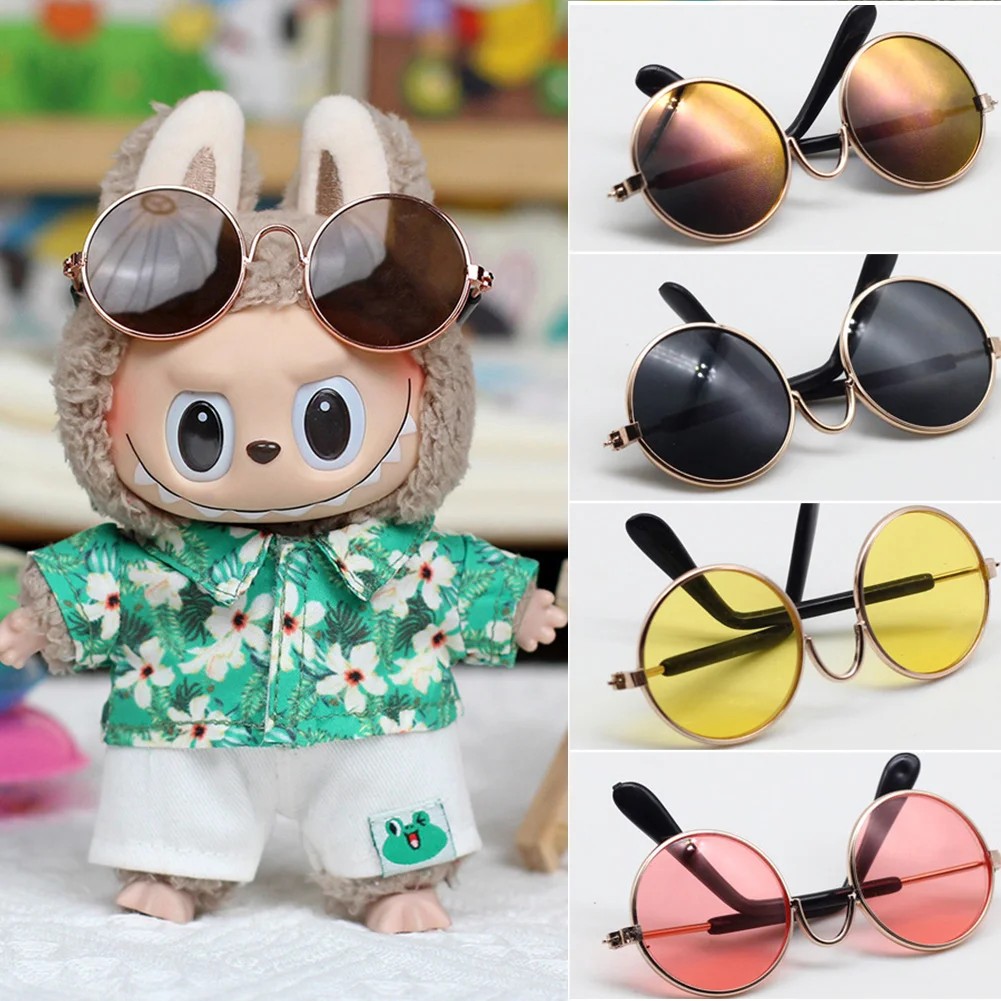 Jual Labubu Fashion Gradient Sunglasses 17Cm Mini Doll'S Clothes Outfit ...