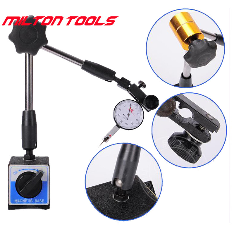 Jual NEW Dial Indicator Magnetic Holder Dial Gauge Magnetic Stand Base ...