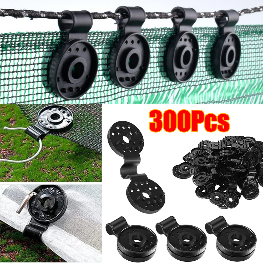 Jual NEW 30-300pcs Shade Cloth Clips Heavy Duty Lock Grip Greenhouse ...