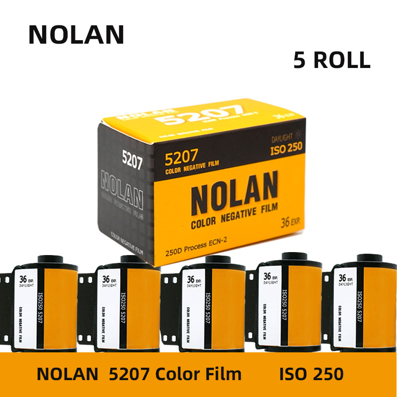 Jual 1-10 Roll Nolan 5207 250D 135 Color Film Roll Negative Film ECN2 ...