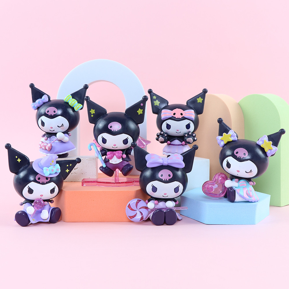 Jual Kuromi Blind Box Cute Cartoon Sanrio Doll Action Figure Model ...