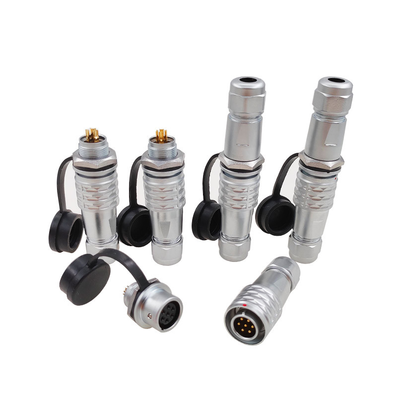 Jual BEST SF12 waterproof connector, 2, 3, 4, 5, 6, 7 9-pin metal plugs ...
