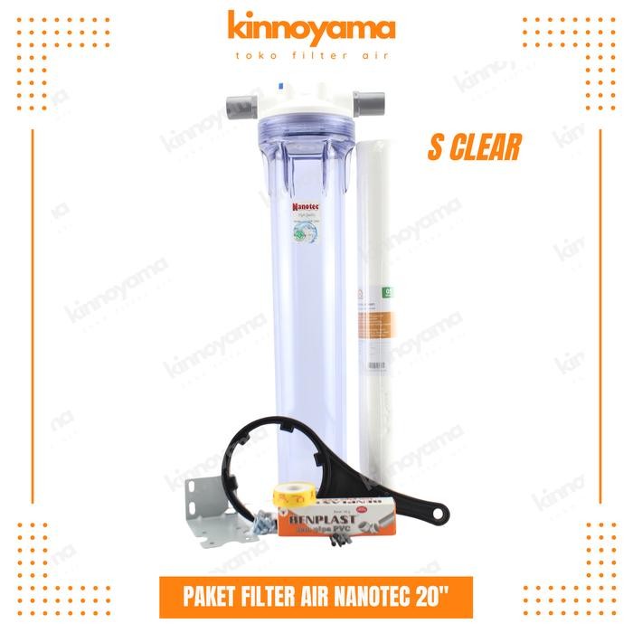 Jual Paket Housing Filter Air Sumur Bor 20 Inci 1 Tabung / Saringan Air ...