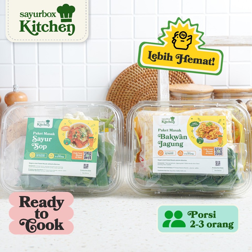 Jual Bundle - Sayurbox Kitchen Paket Masak Sayur Sop & Bakwan Jagung 1 ...