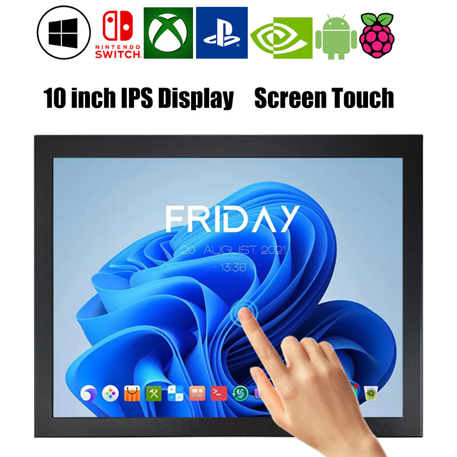 Jual 10 Inch IPS Touch Screen HDMI-compatible LCD for Raspberry Pi ...