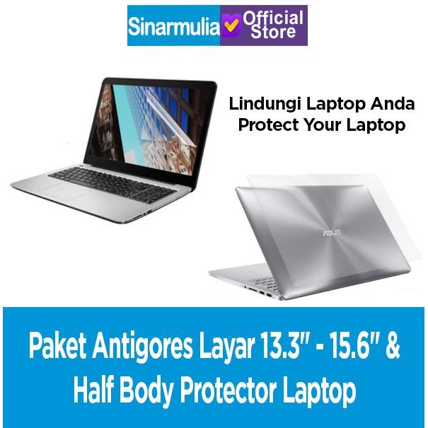 Jual SCREEN PROTECTOR / ANTIGORES LAYAR LAPTOP & LAMINATING HALF BODY ...