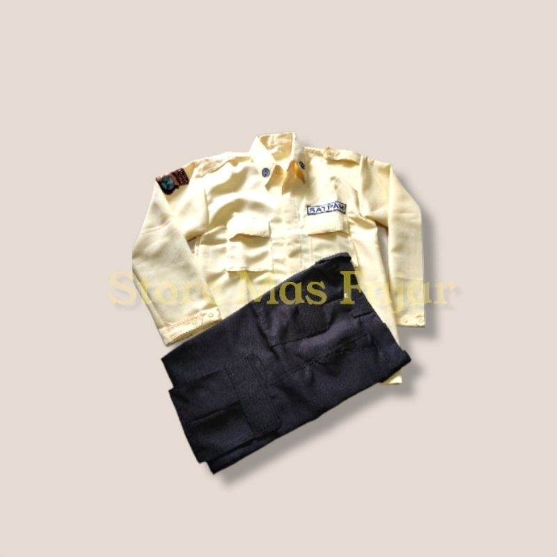 Jual Disc Seragam Pdl Satpam Terbaru Baju Kerja Warna Cream Stelan Satpam Murah | Shopee Indonesia