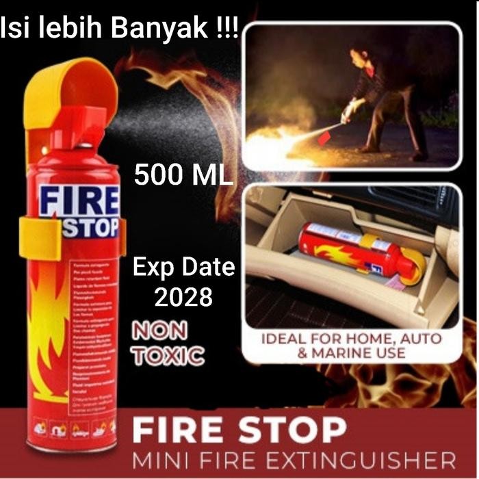 Jual New FIRE STOP MOBIL PEMADAM API MINI PORTABLE FIRESTOP FOAM APAR ...