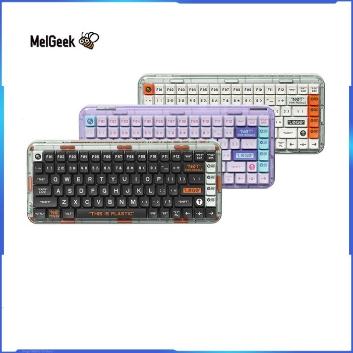 Jual Melgeek Mojo84 Tri Mode Keyboard Wireless Bluetooth Mechanical ...