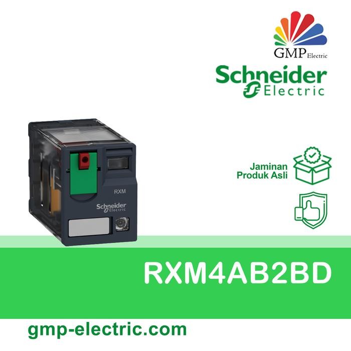 Jual SiapKirim- RXM4AB2BD Relay Schneider 4 C/O 14pin 24VDC 6A | Shopee Indonesia