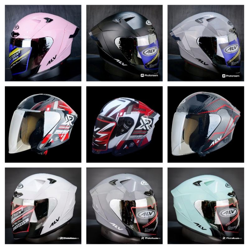 Jual helm alv ultron V1 V2 Ultron Pro paket ganteng Solid Motif PRIA DAN WANITA Ori Sni | Shopee ...