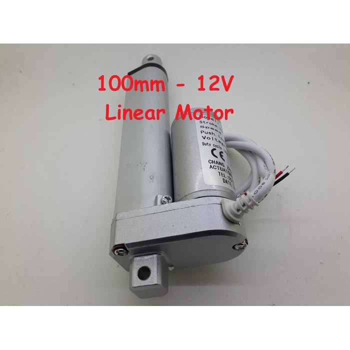 Jual kima 100mm linear motor DC 12v 12mm/s 100kg linear/ tubular ...