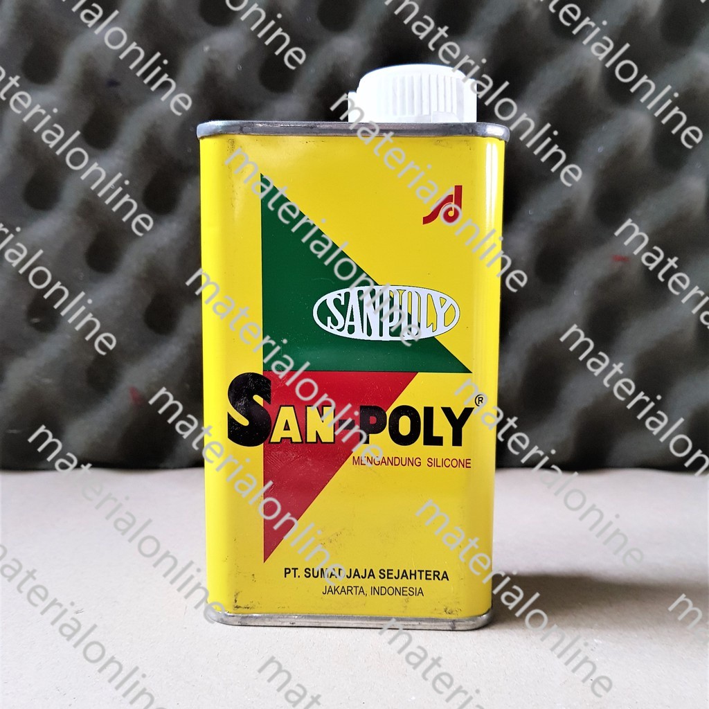 Jual SANPOLY San Poly Polish Wax Poles Pengkilap Logam Motor Mobil 250 ml | Shopee Indonesia
