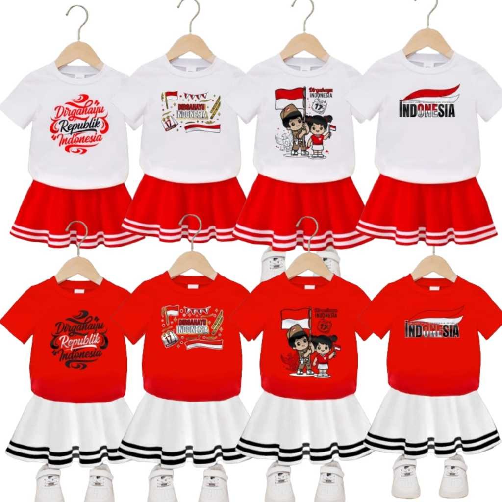 Jual Baju Celama Lomba Kemerdekaan Indonesia 17 Agustus Unisex Setlan 17 Agustus Kids Setcel Hut ...