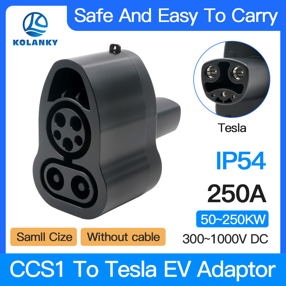 Jual CCS 1 /CCS2 To Tesla NACS EV Charger Adapter 250A DC Electric ...