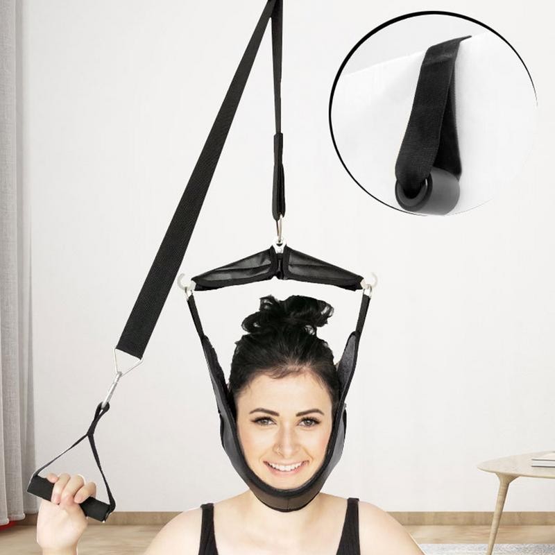 Jual Cervical Neck Tractor Adjustable Cervical Spine Traction Belt ...