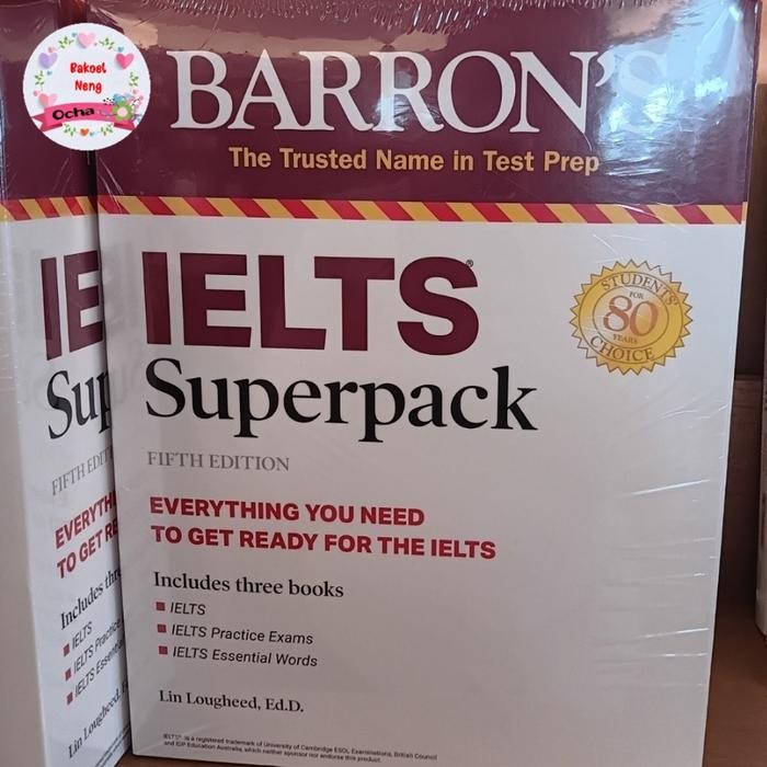 Jual Barrons Ielts Superpack : 3 Book + Practice Tests + Audio Online ...