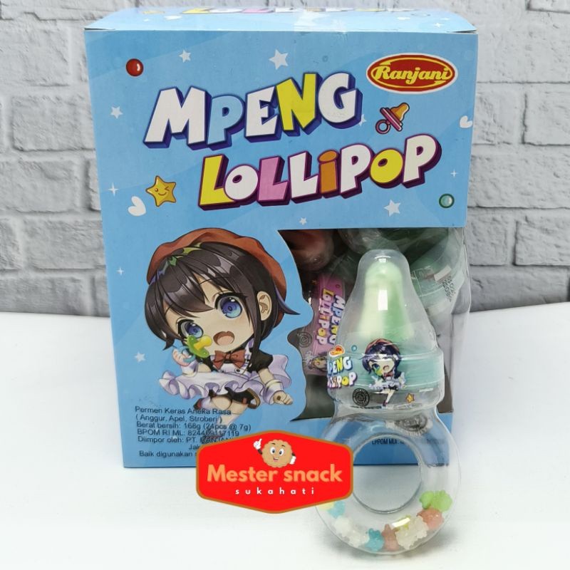 Jual Permen Ranjani Mpeng Lollipop (1 pack isi 24 pcs) | Shopee Indonesia